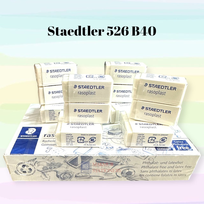 Jual Penghapus Staedtler Putih Kecil Rasoplast 526 B40 (Pcs) | Shopee ...