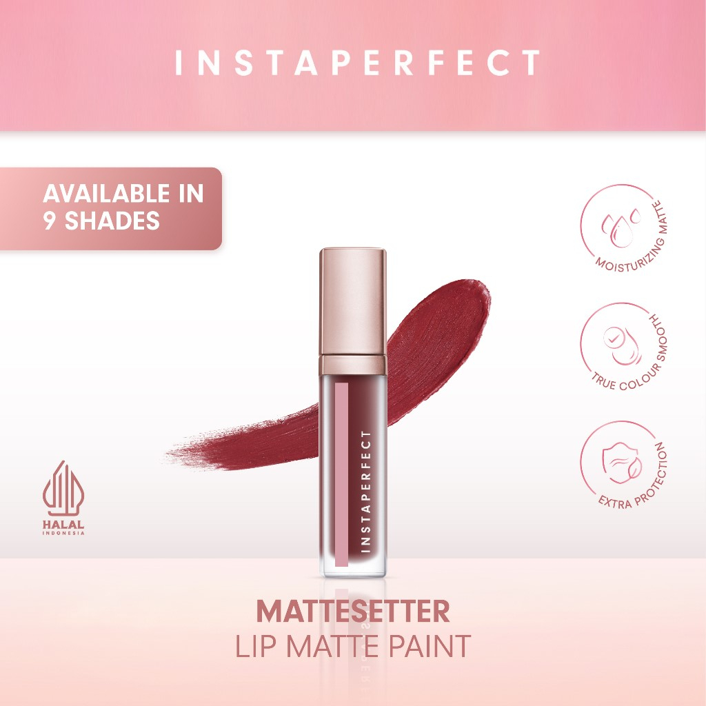 Jual Instaperfect Mattesetter Lip Matte Paint | Shopee Indonesia