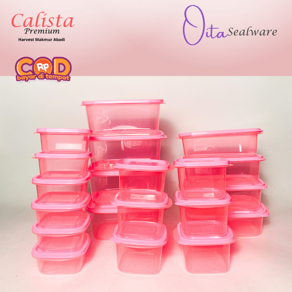 Jual Calista Oita Set 20 Pcs - Wadah Makanan Serbaguna | Shopee Indonesia
