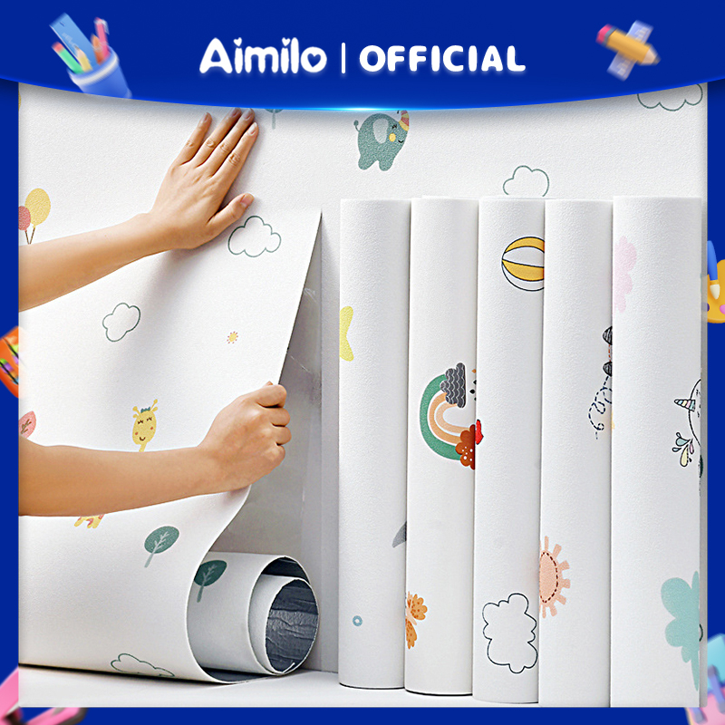 Jual [READY] Aimilo Wallpaper Dinding Kamar Tidur Anak Walpaper Dinding ...