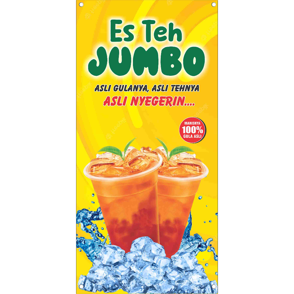 Jual Banner Es Teh Jumbo | Shopee Indonesia