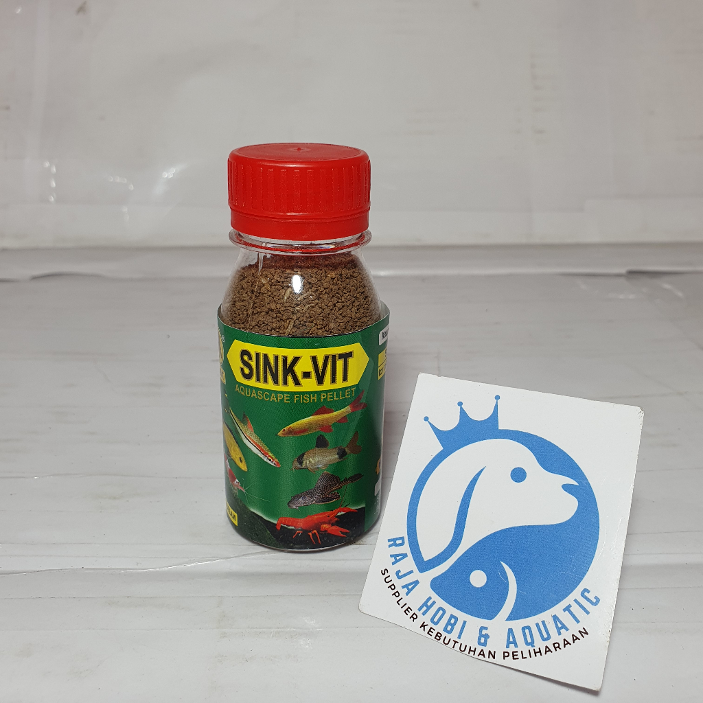 Jual AKARI SINK VIT 50GR AQUASCAPE FISH PELET PELLET PAKAN IKAN ...