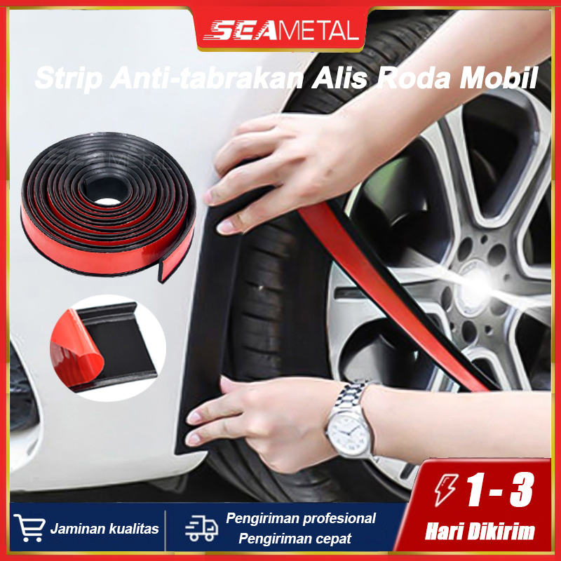Jual SEAMETAL Karet Fender Mobil Strip Anti-tabrakan Alis Roda Mobil ...