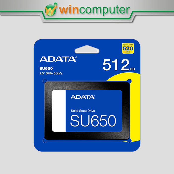 Jual Adata SSD SU650 512GB SATA III | Shopee Indonesia