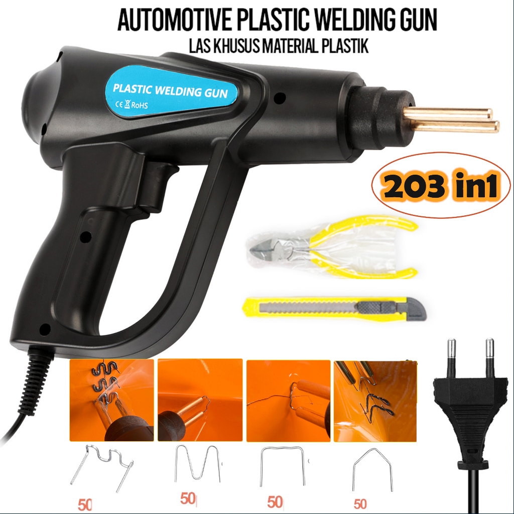 Jual 203pcs Pistol Las Plastik Plastic Body Kendaran Pecah WeldingGun ...