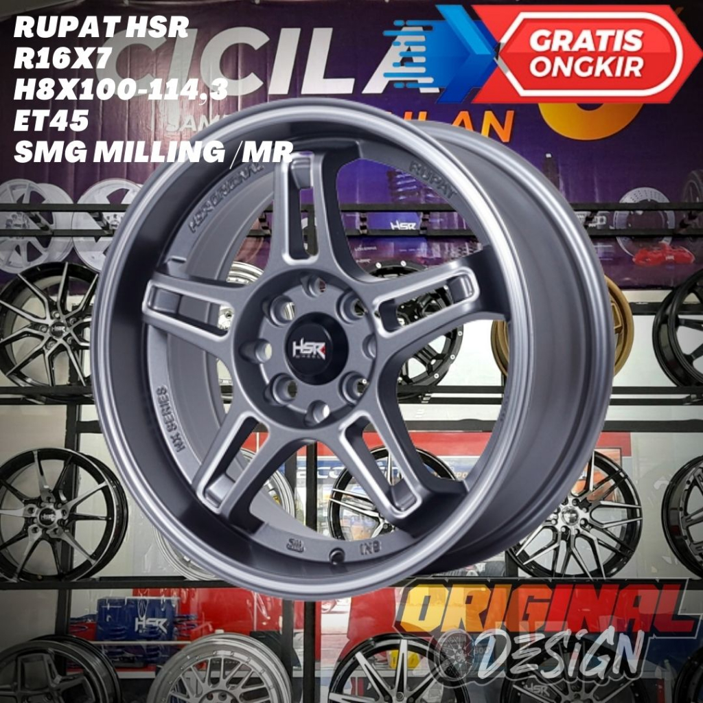 Jual Velg Mobil Ring 16 R16 HSR RUPAT Untuk Mobilio , Freed , Civic VTI , Brio | Shopee Indonesia