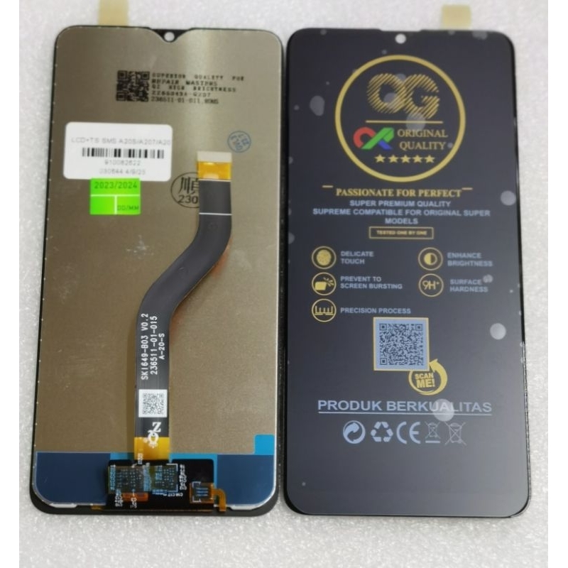 Jual LCD TOUCHSCREEN SAMSUNG A20S - SAMSUNG A207 - A207F KONTRAS FULLSET COMPLETE | Shopee Indonesia