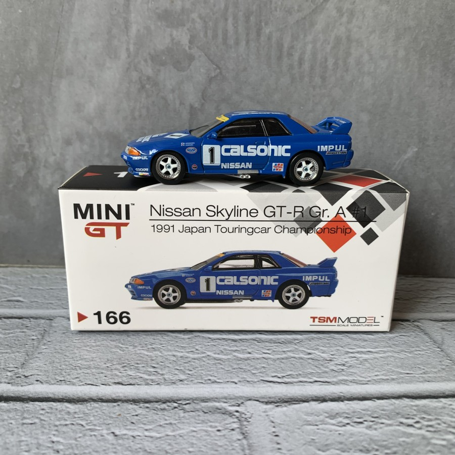 Jual Nissan Skyline Gt R R32 Calsonic No1 Gtr Mini Gt No 166 Tsm Model 1839