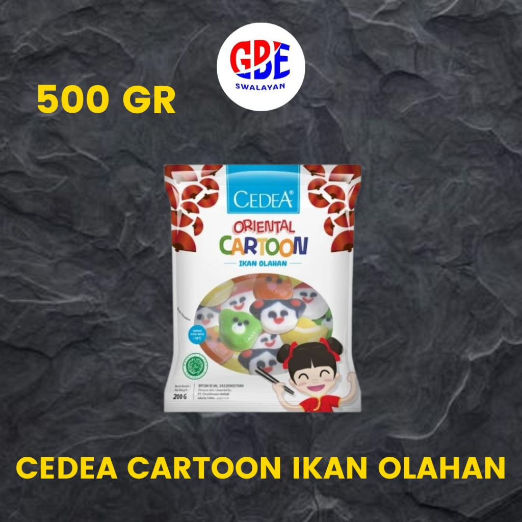 Jual CEDEA CARTOON IKAN OLAHAN 500 GR | Shopee Indonesia