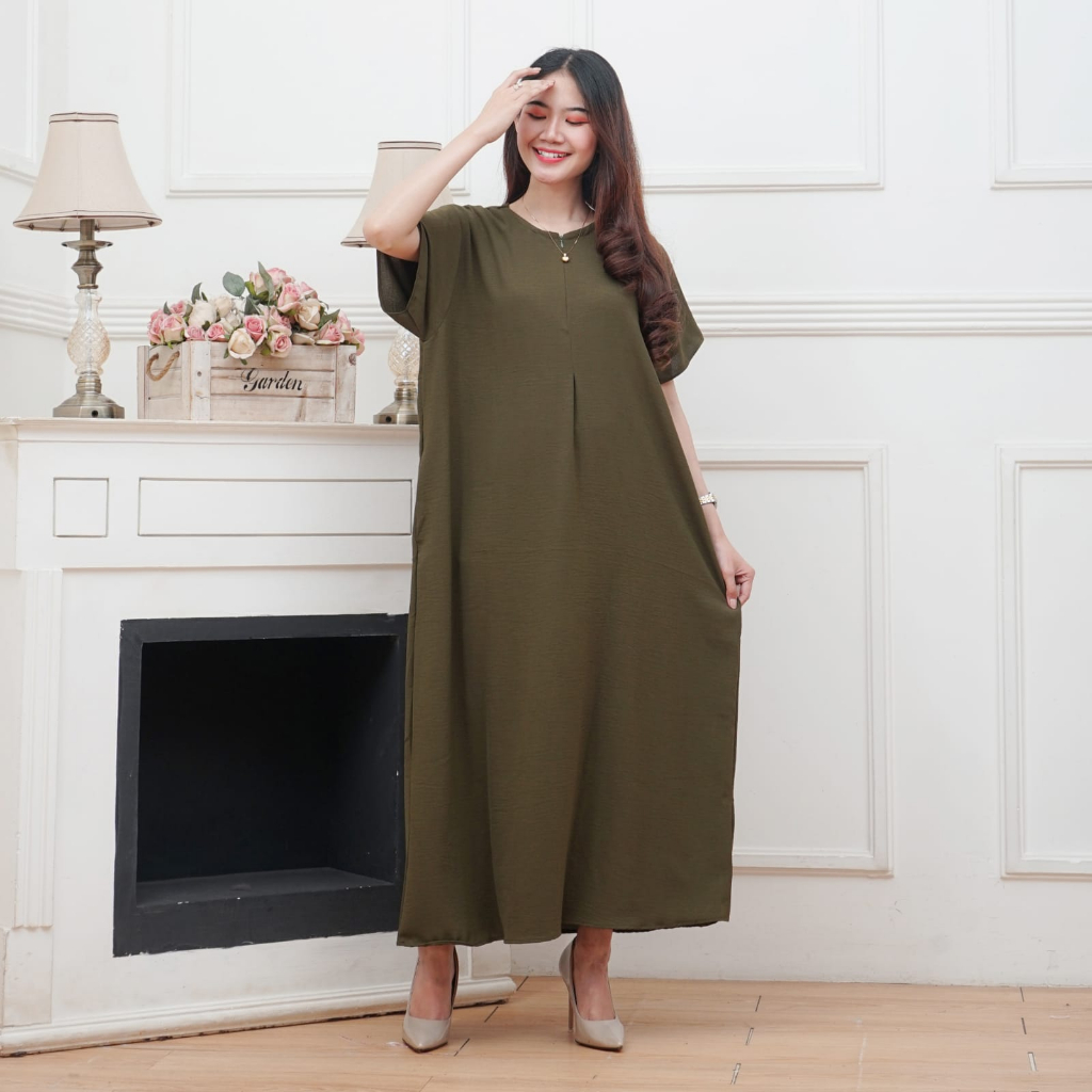 Jual Daster Crinkle Polos Kekinian Lengan Pendek Panjang Semata Kaki Busui Jumbo LD 120 | Shopee ...