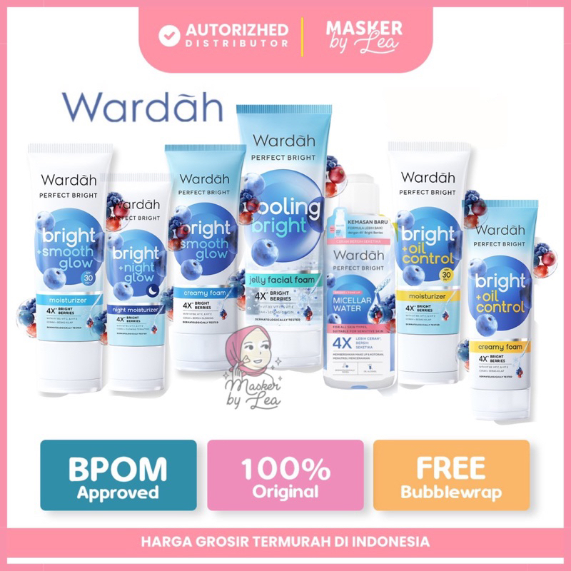 Jual 𝐑𝐀𝐃𝐘𝐒𝐀 𝐓𝐆𝐑 - WARDAH Perfect Bright Series 50ML 100ML / Facial Wash Creamy Foam Oil Control ...
