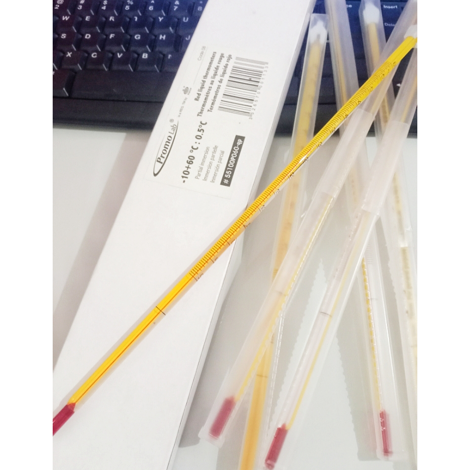 Jual Glass Thermometer BBM Alla France -10+60 : 0.5°C Partial Immersion ...