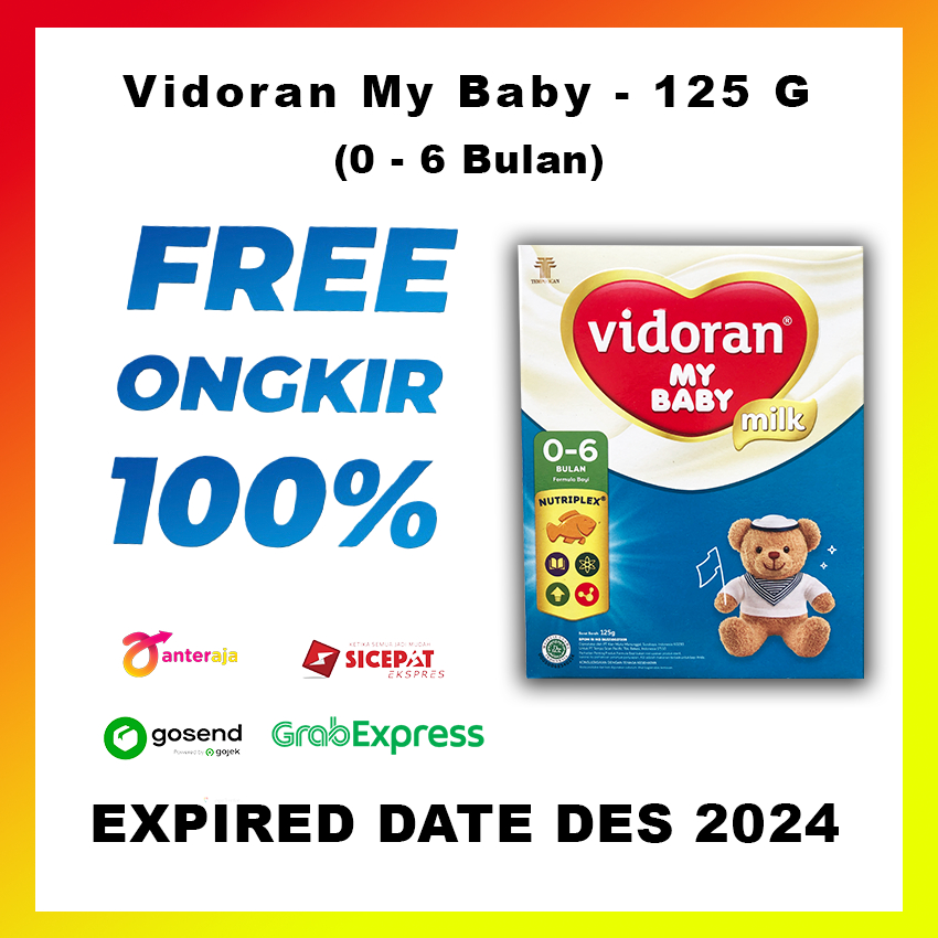 Jual Vidoran My Baby Imun Up Susu Formula Bayi 0 - 6 bulan 125 Gram ...