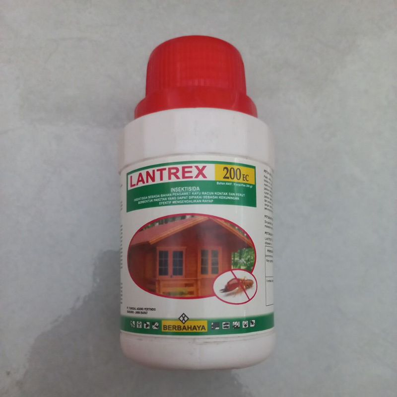Jual insektisida LANTREK 200EC (Kemasan 100ml) - pengawet kayu atau pengendali rayap | Shopee ...