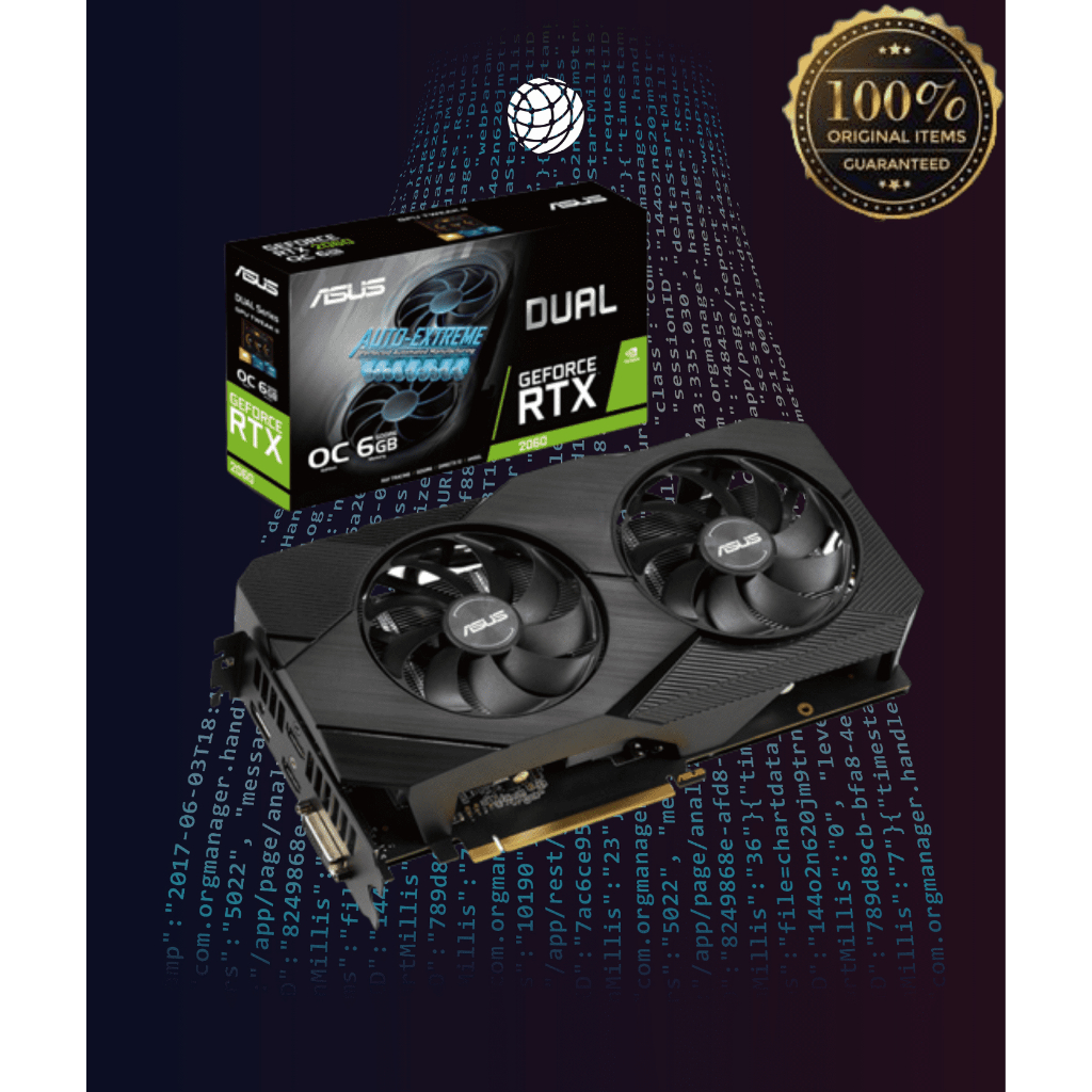 Jual VGA RTX 2060 ASUS Dual Geforce GDDR6 | Shopee Indonesia
