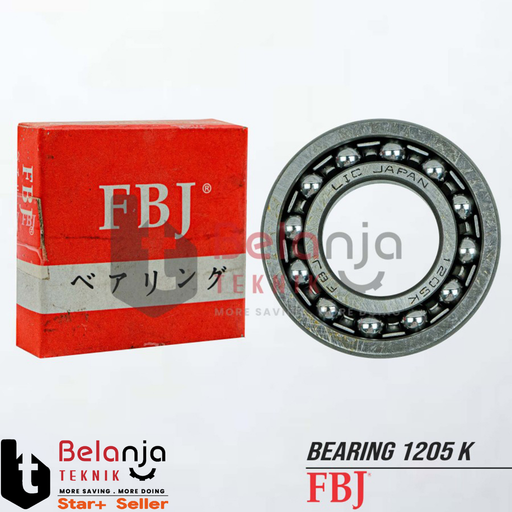 Jual FBJ Bearing 1205 K Self-aligning Ball Bearing Laher Lahar Roda ...