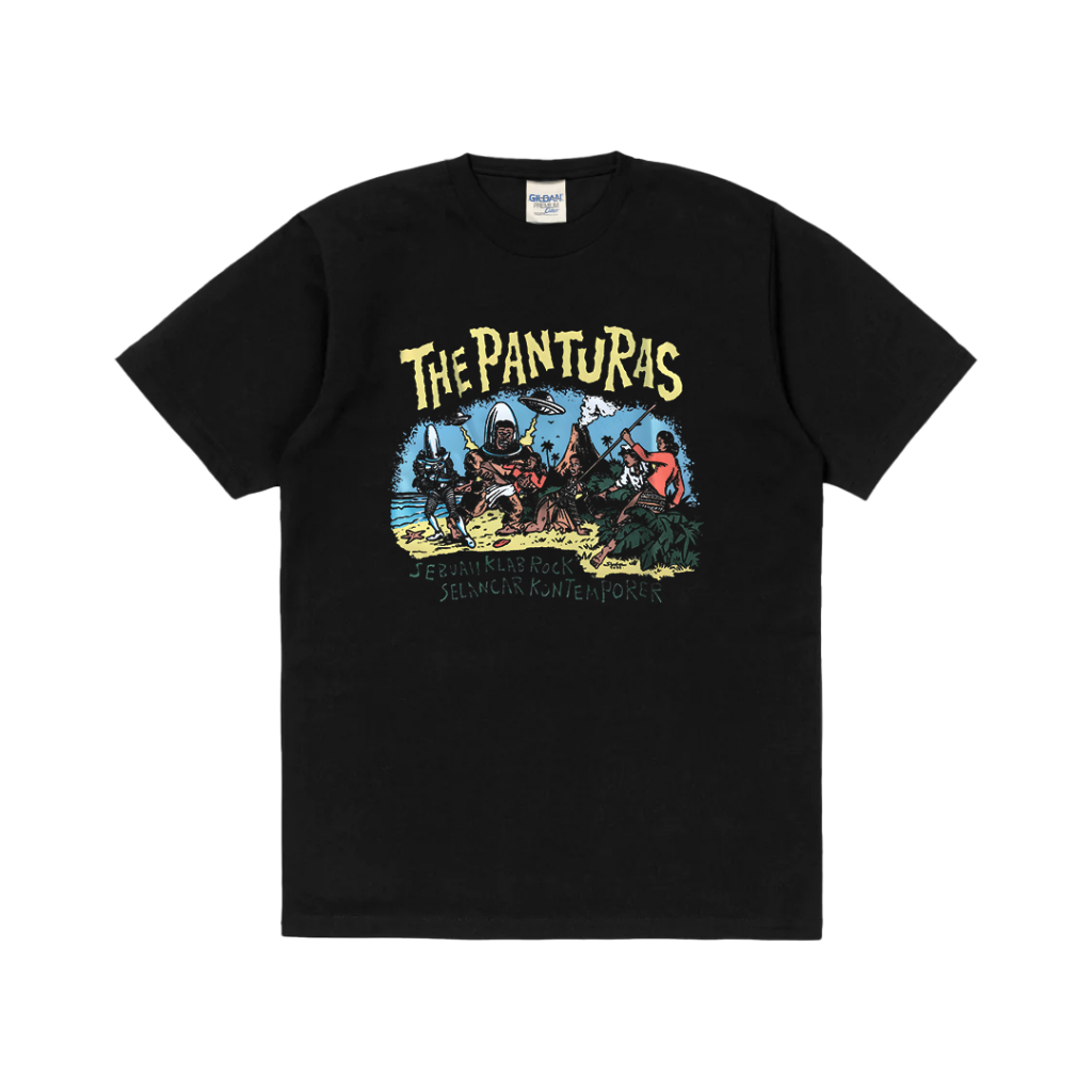 Jual Rockermusic T-shirt Band The Panturas Shaka Alien | Shopee Indonesia