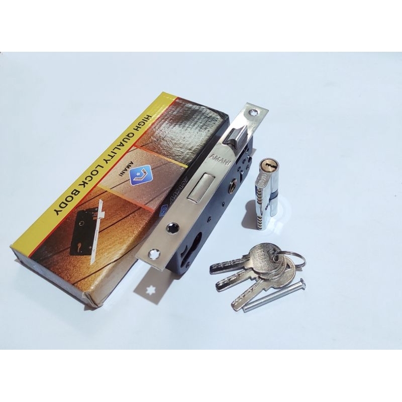 Jual body kunci pintu medium / lockase swing medium amani | Shopee ...