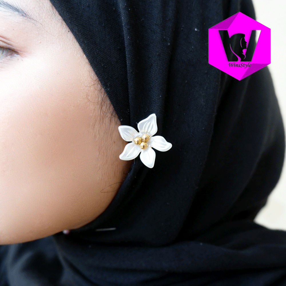 Jual Anting Jepit Hijab Anting Klip Hijab Winsstyle Anting Hijabers ...