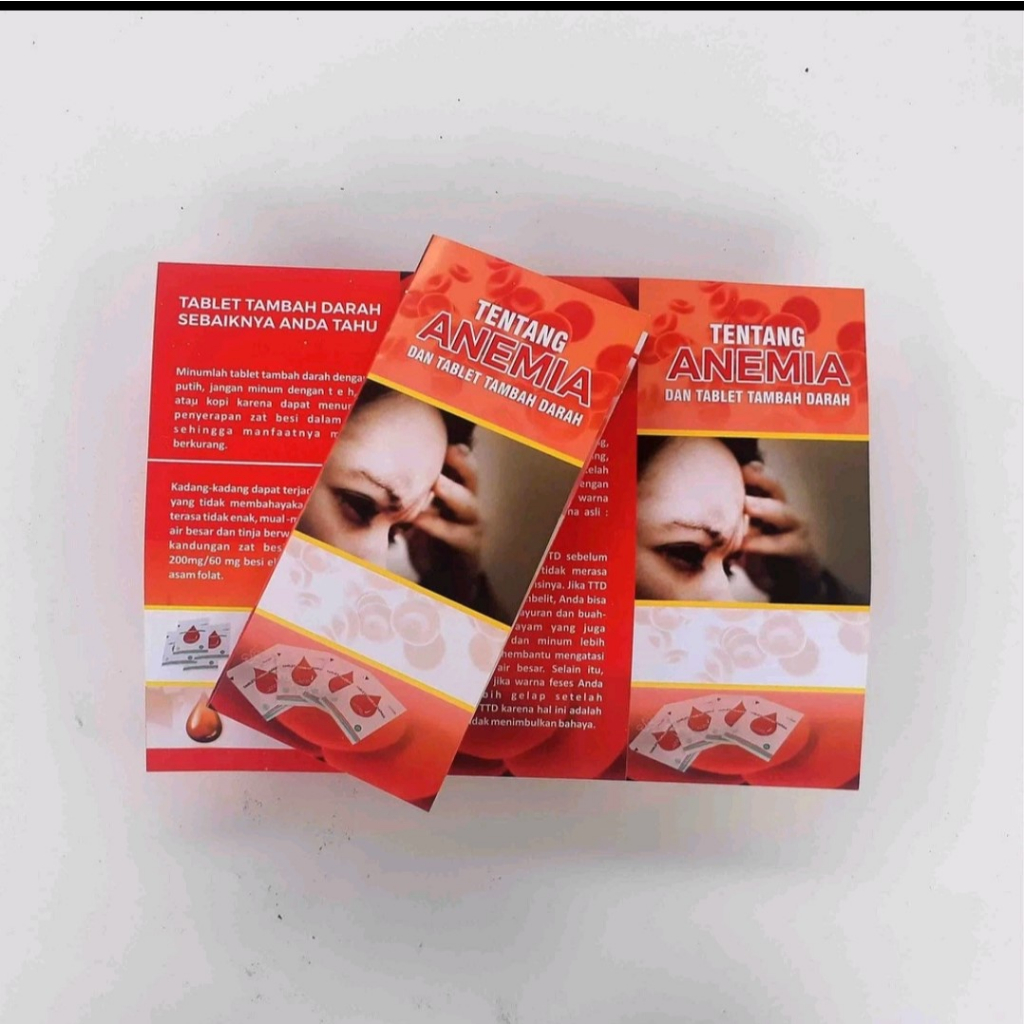 Jual Leaflet / Brosur Anemia / Tablet Tambah Darah | Shopee Indonesia