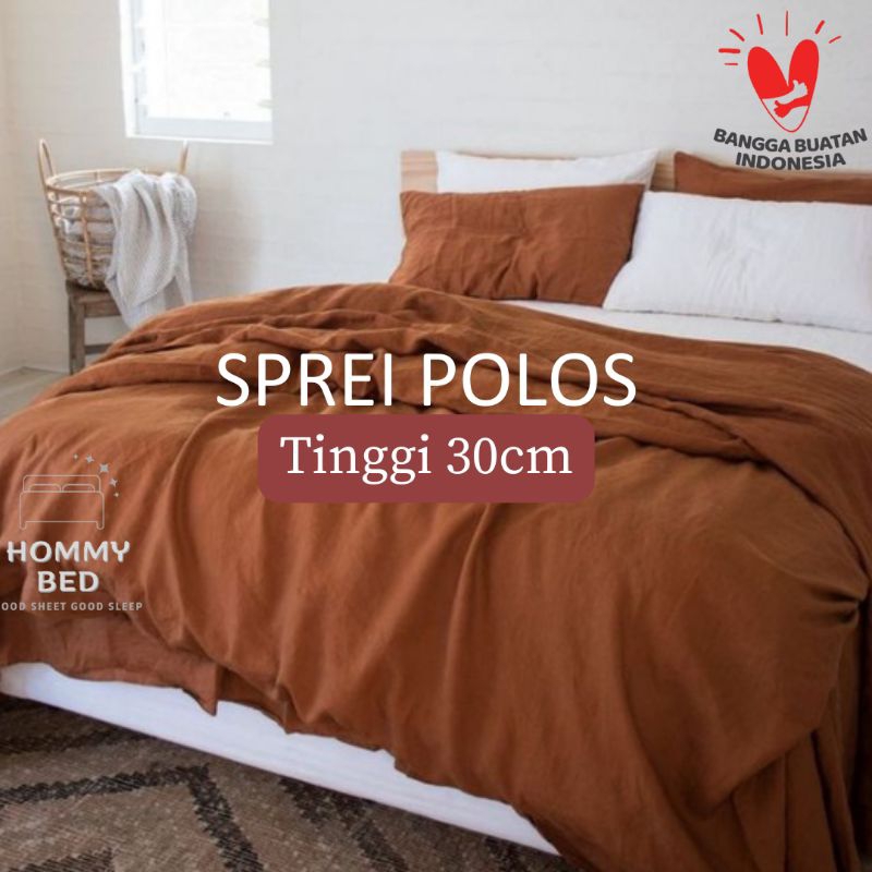 Jual Seprai Sprei Polos Bed tinggi 30 180x20x30 160x200x30 120x200x30 ...