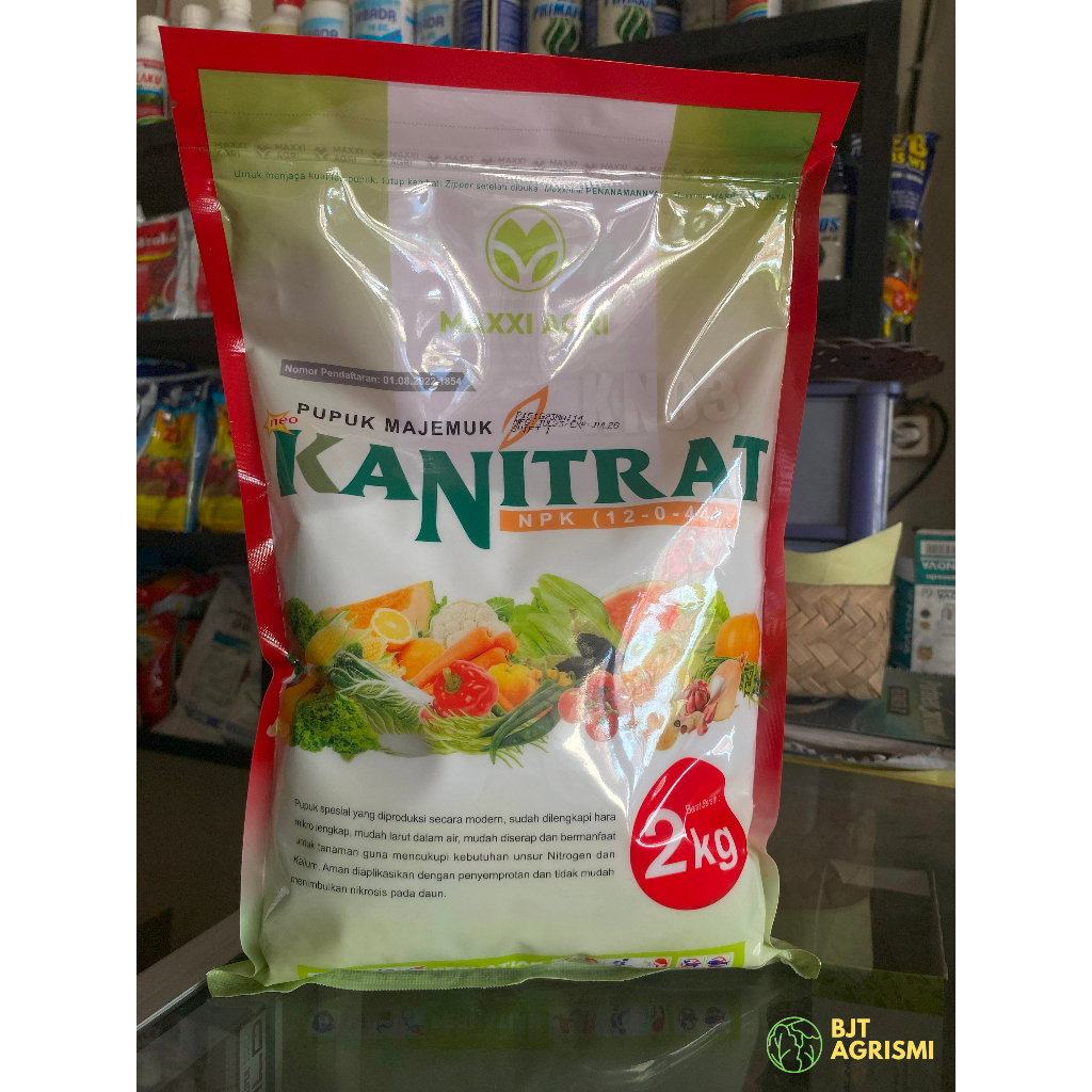 Jual PUPUK MAJEMUK KNO3 KANITRAT 2Kg N 12 K 44 II MAXXI AGRI | Shopee ...