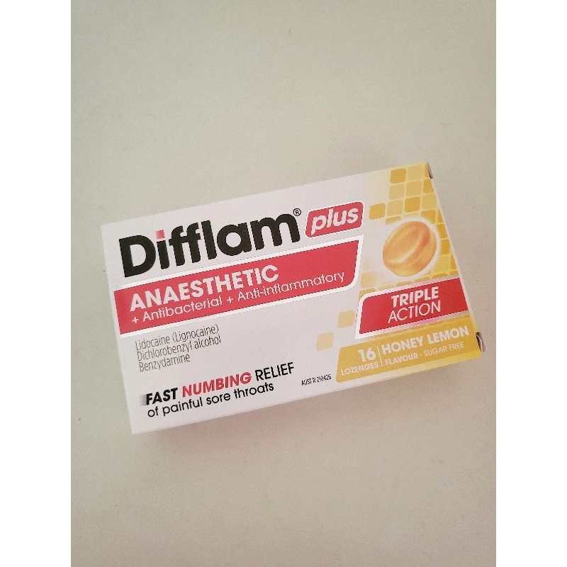 Jual DIFFLAM PLUS HONEY LEMON SUGAR FREE | Shopee Indonesia