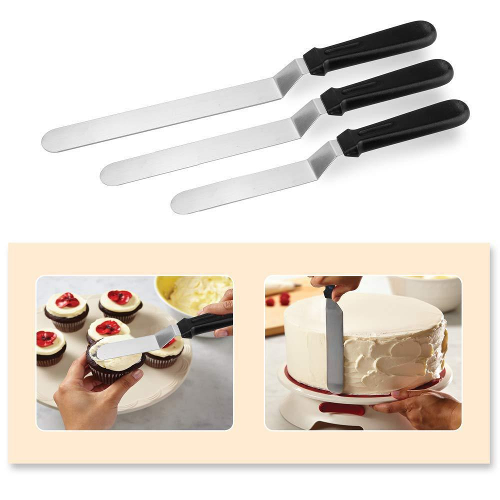Jual Sepatula Siku Butter Cream Tebal / Pisau Kue Perata Butter Cream ...
