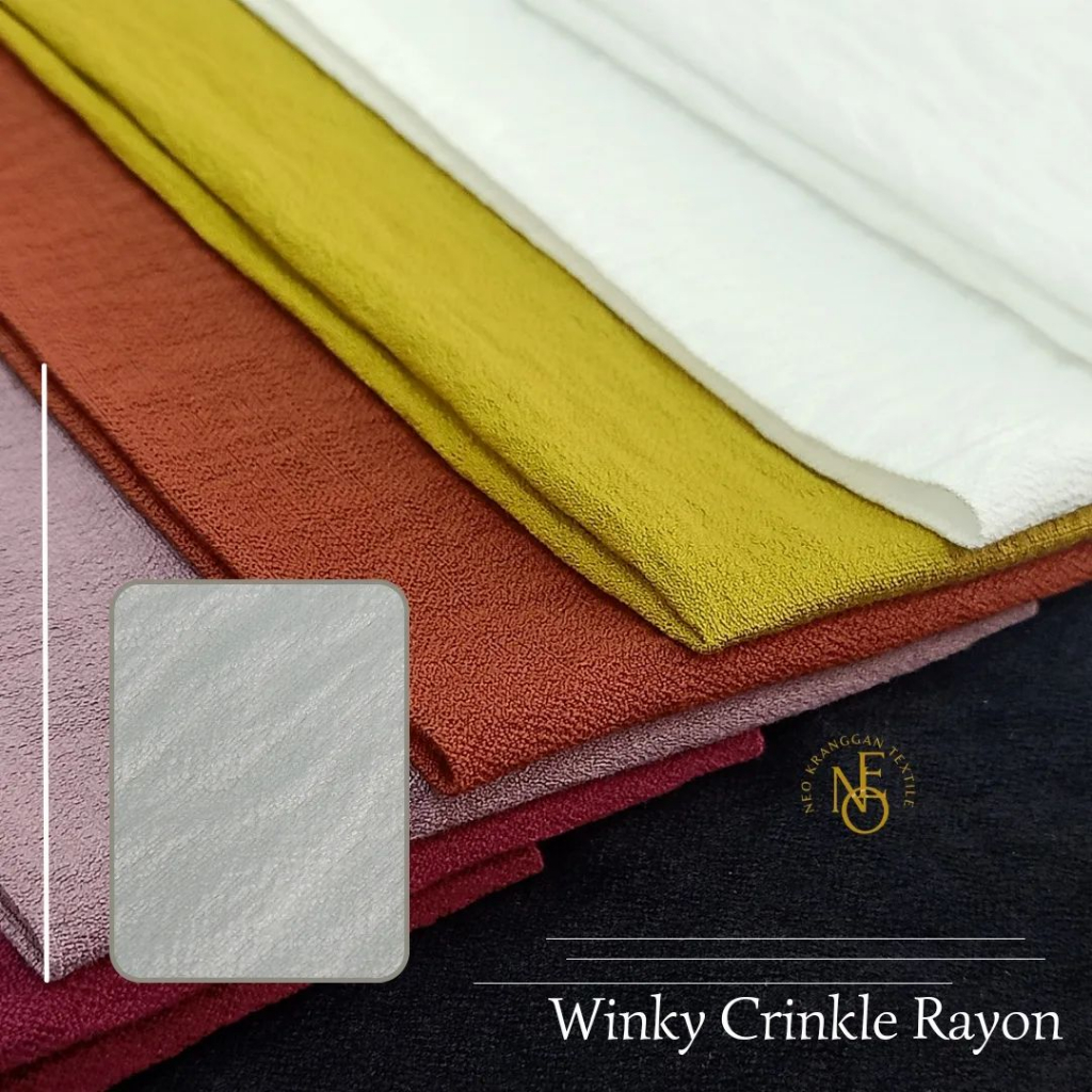 Jual KAIN WINKY CRINKLE 58" (Harga Per 0,5 Meter) | Shopee Indonesia