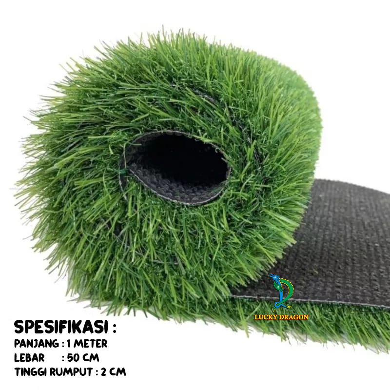 Jual Rumput Sintetis Ukuran 50 cm x 100 cm Tinggi 2 cm / Rumput Palsu ...