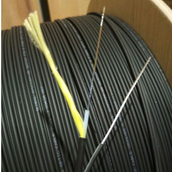 Jual kabel fiber optik 4 core fig 8 bulat 3,6mm 1roll 1km | Shopee ...