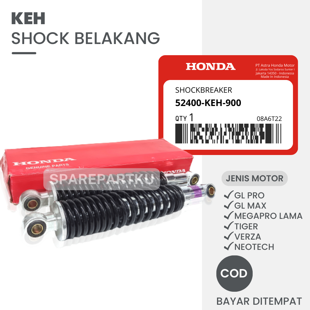 Jual KEH / KC5 SOKBREKER BELAKANG HONDA GL PRO MEGAPRO PRIMUS NEOTECH MAX TIGER LAMA VERZA ...