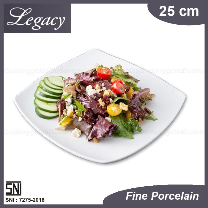 Jual LEGACY Piring Porcelain Square/Piring Persegi/Piring Makan ...