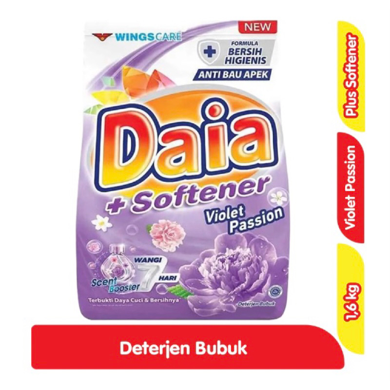 Jual Daia Detergen Bubuk + Softener 1,5kg Sabun Cuci | Shopee Indonesia