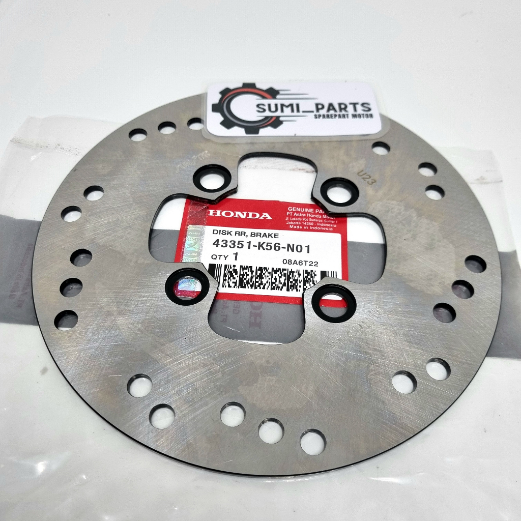 Jual 43351-K56-N01 Piringan Cakram Belakang HONDA Sonic 150 R CB 150 ...