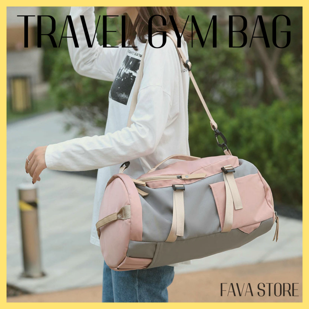 Jual Tas Travel Ransel / Tas Gym / Sport Bag Multiway 2 Warna Anti Air ...