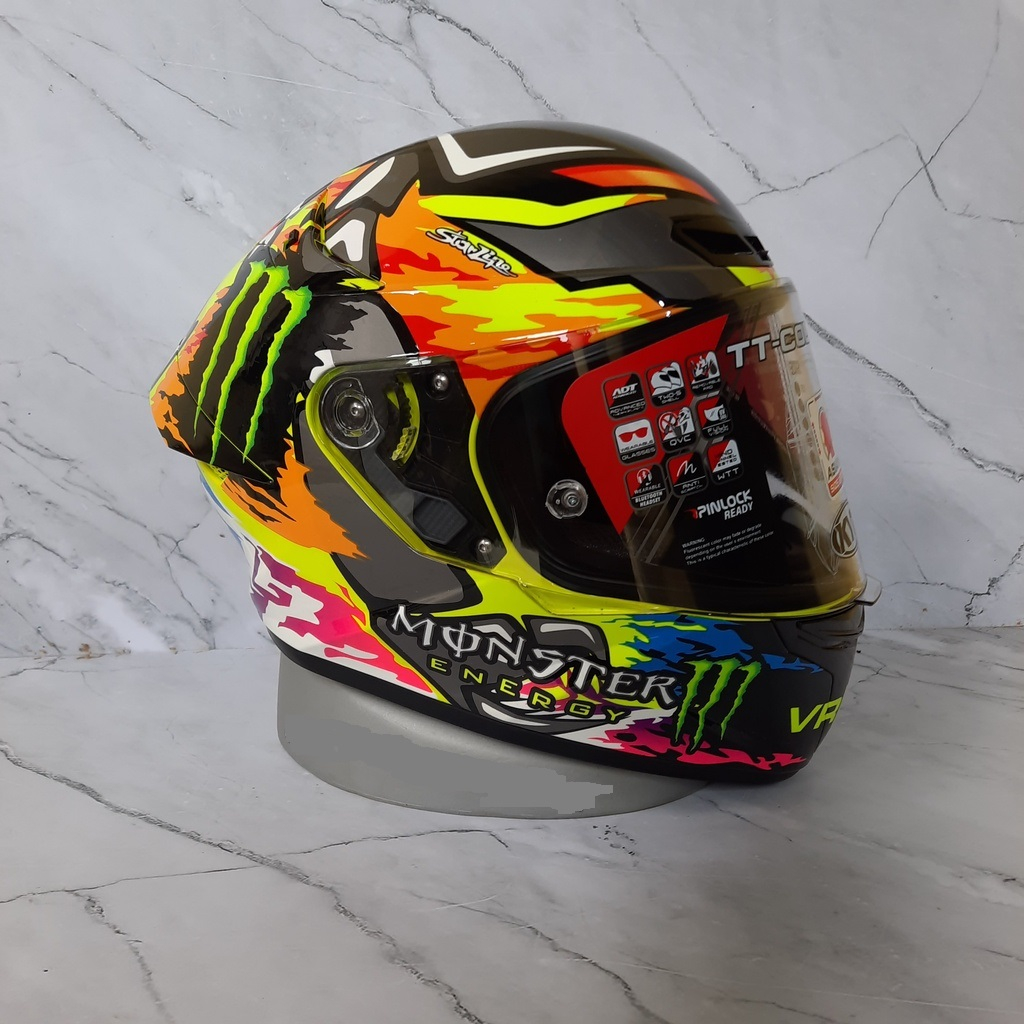 Jual HELM KYT TT COURSE REPAINT MARCO BEZZACHI HELM KYT FULL FACE ...