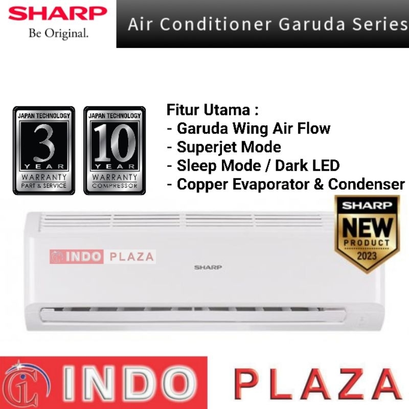 Jual AC SHARP 1/2 PK INDONESIA ANTI KARAT AH-A5BEY | Shopee Indonesia