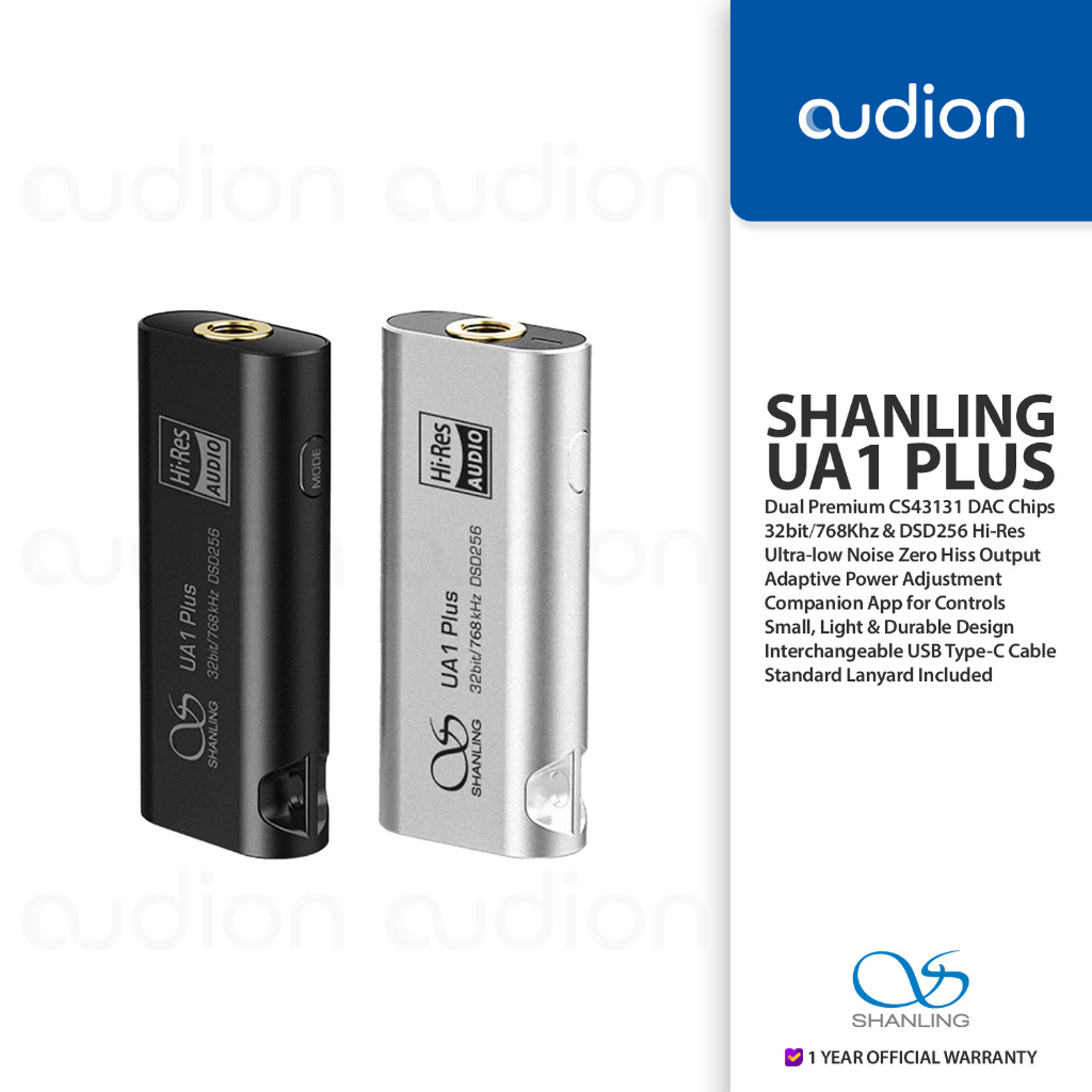 Jual SHANLING UA1/UA-1 PLUS CS43131 USB Type-C 3.5mm Portable DAC/AMP ...
