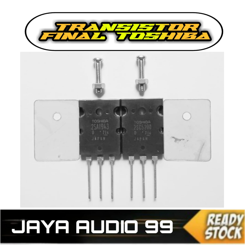 Jual TRANSISTOR FINAL TOSHIBA 2SC5200 - 2SA1943 TRANSISTOR FINAL TOSHIBA JEPANG JAPAN | Shopee ...