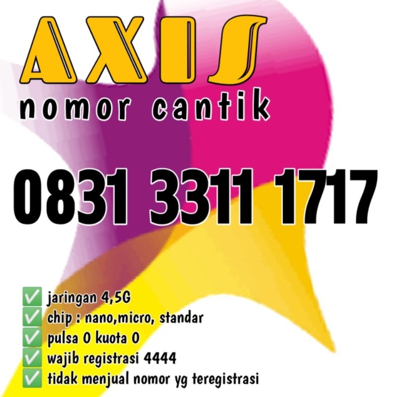 Jual NOMOR CANTIK AXIS ABAB | Shopee Indonesia