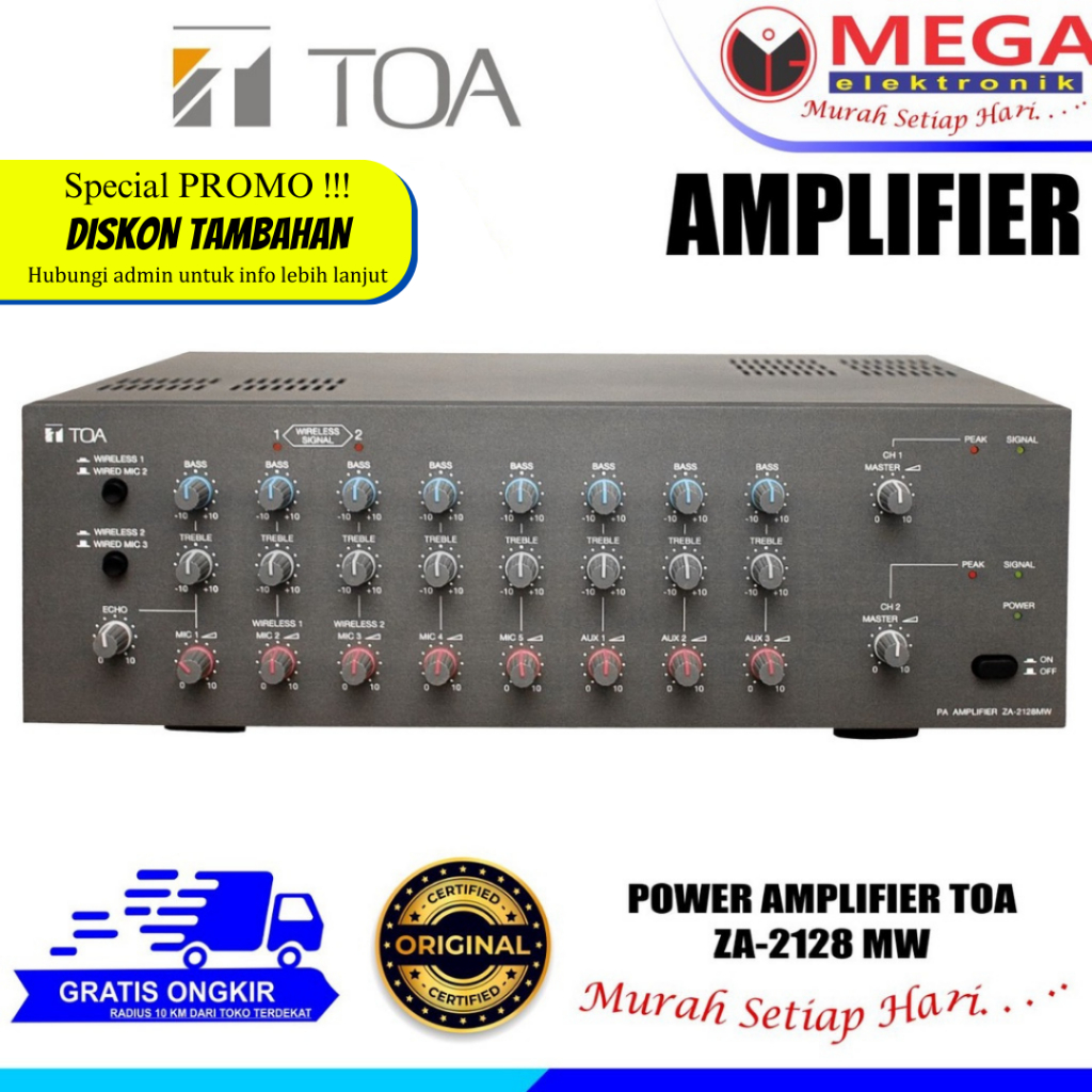 Jual MIXER AMPLIFIER TOA ZA-2128 M Q7 | Shopee Indonesia