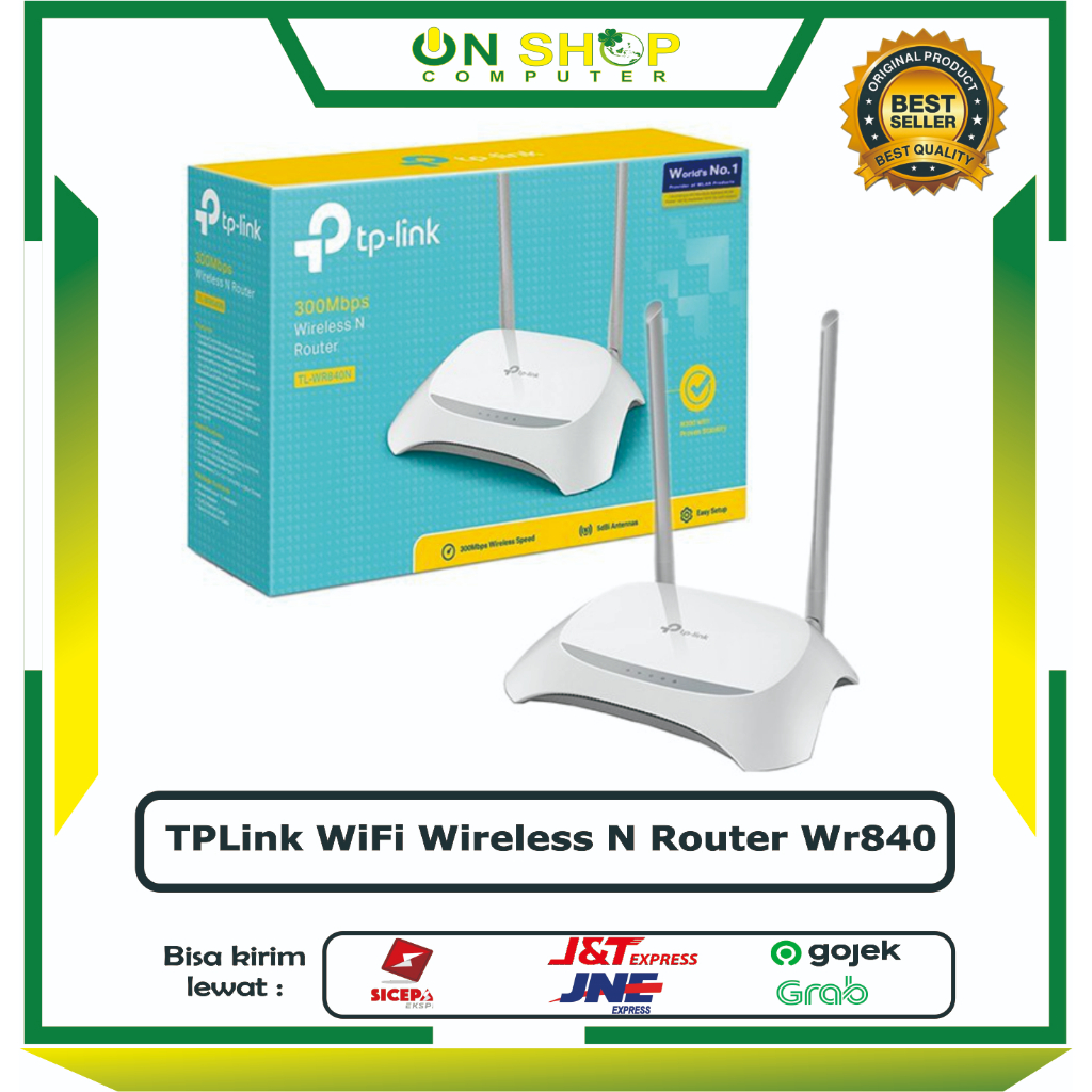 Jual TP-link 300 Mbps Wireless N Router-TL-WR840 | Shopee Indonesia