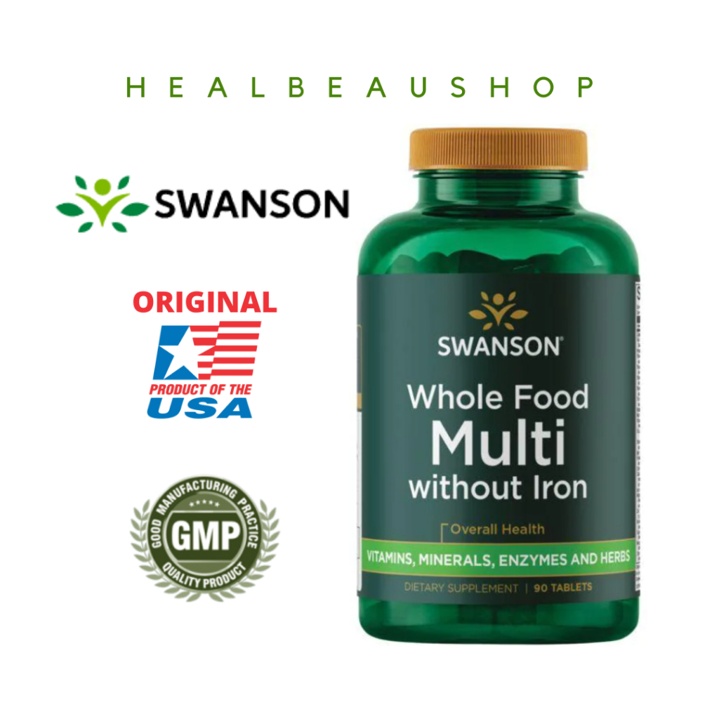 Jual Swanson Whole Food Multivitamins Minerals Enzymes Herbs Ori USA ...