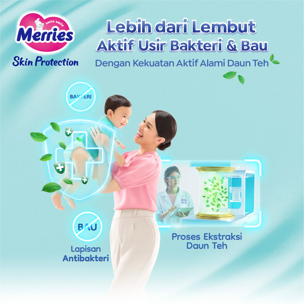 Jual Merries Skin Protection Popok bayi Celana XL 42 - Perlengkapan ...