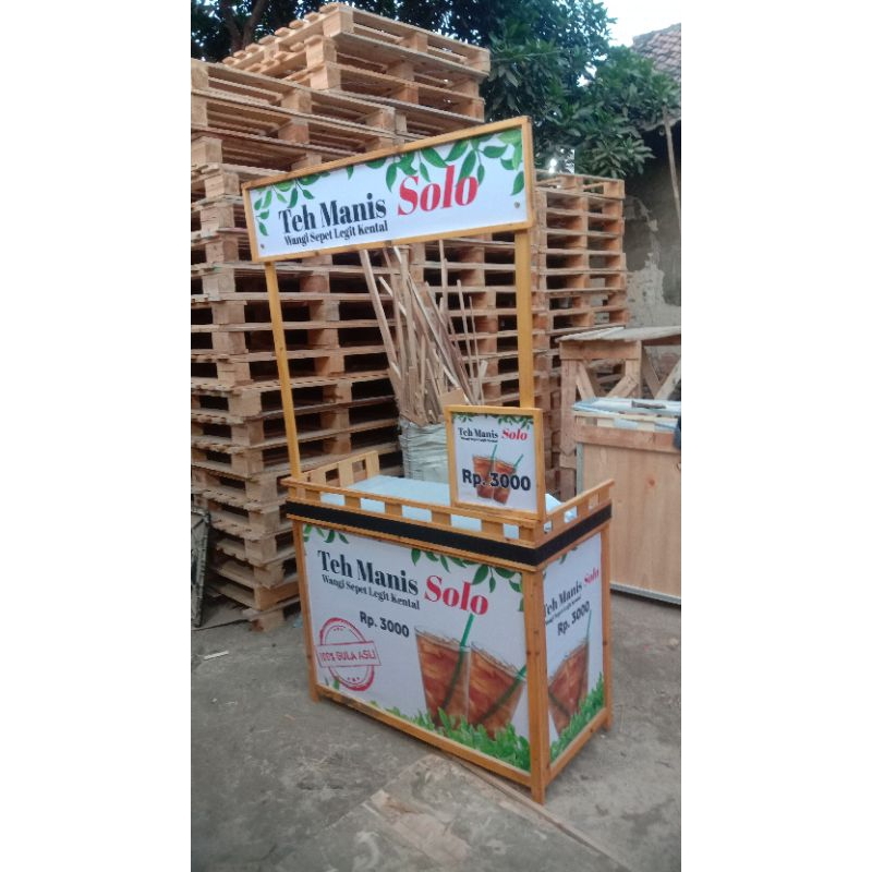 Jual Gerobak/Booth portable es teh manis viral | Shopee Indonesia