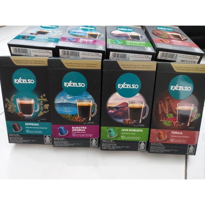 Jual Kopi Excelso Capsule [ KAPSUL ] -untuk mesin nespresso excelso ...