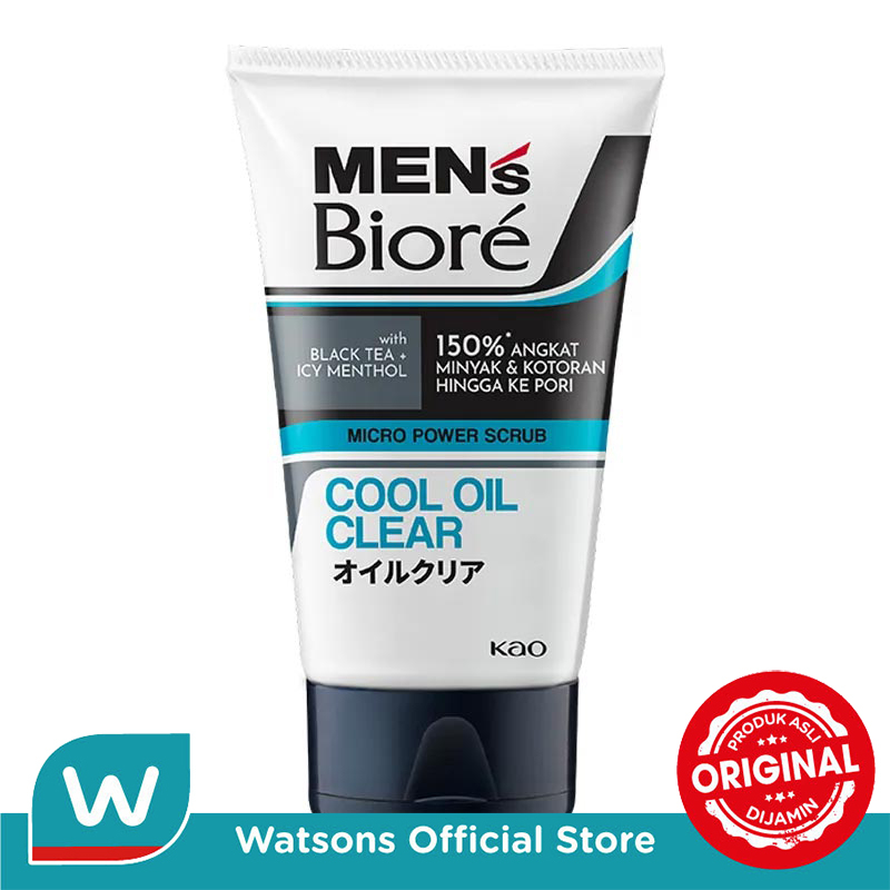 Jual Biore Men Facial Foam Cool Oil 100 G | Shopee Indonesia