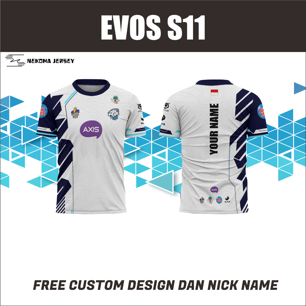 Jual JERSEY EVOS LEGENDS ESPORT MLBB S11 | Shopee Indonesia