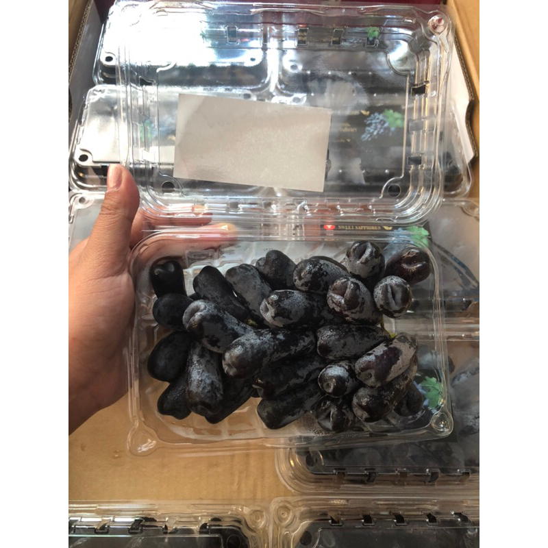 Jual Anggur Sweet Sapphire Yuji berat 500 gr / pack | Shopee Indonesia
